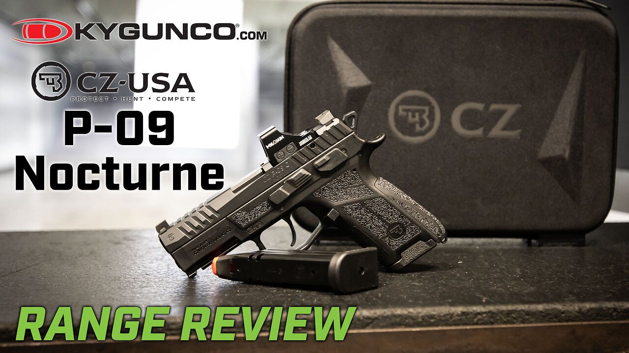 CZ-USA P-09 Nocturne Series Range Review | Videos | KYGUNCO