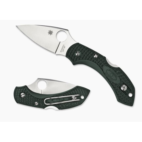 SPYDERCO Dragonfly 2 Ltwt British Racing Grn ZDP-189 Plain | KYGUNCO