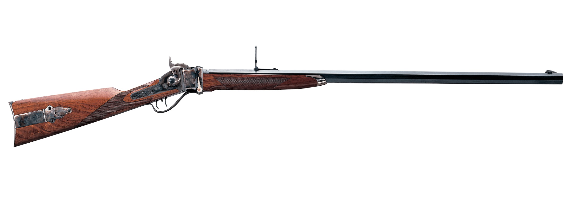 UBERTI 1874 Sharps Down Under 45-70 34" Rifle - Black / Case Hardened ...