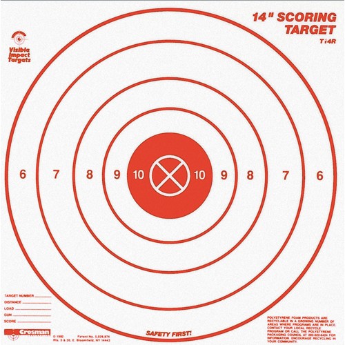 CROSMAN Visible Impact 3Ct Targets use w/Airguns/Firearms | KYGUNCO