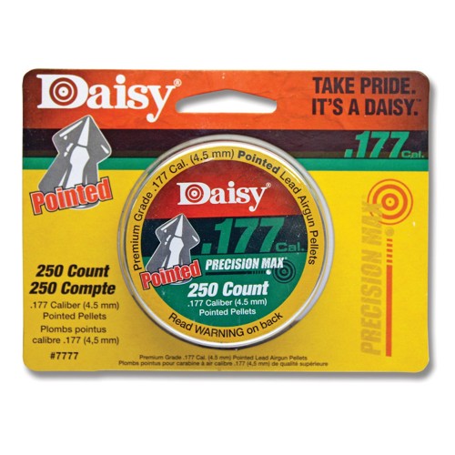 DAISY AIRGUNS 177 Cal Pointed Pellets 250 Tin | KYGUNCO