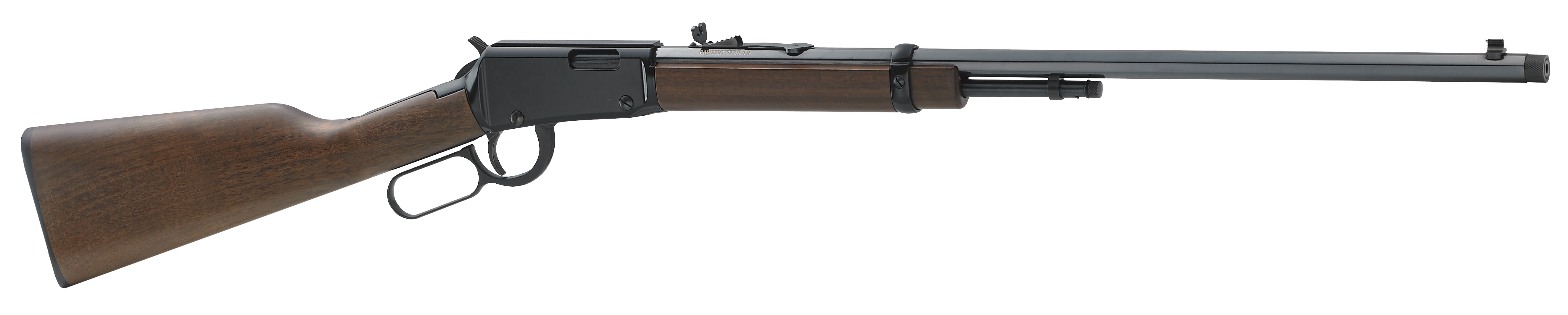 HENRY FRONTIER 22 LR 24" 16rd Lever Action Rifle w/ Threaded Barrel ...