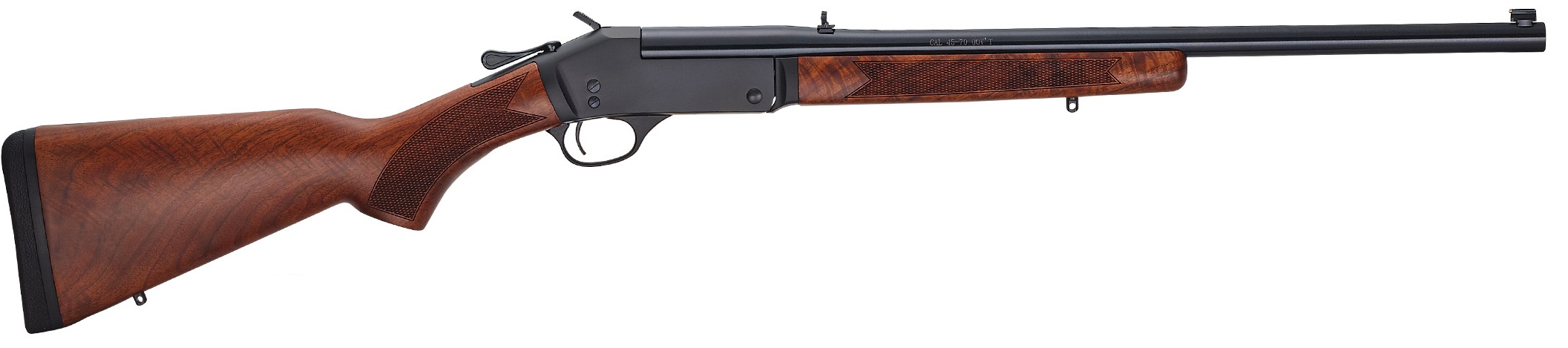 HENRY Steel Single Shot 45-70 Govt 22" Rifle - Walnut / Blued | KYGUNCO
