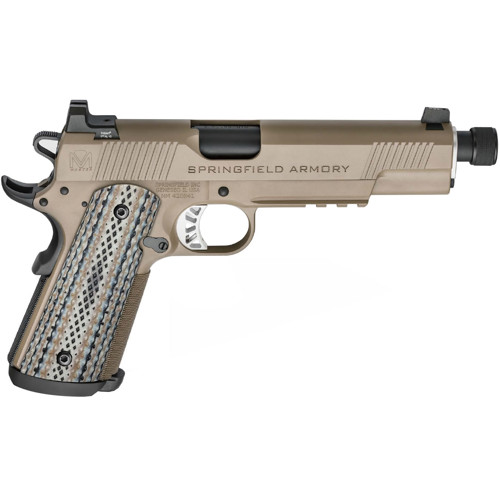 SPRINGFIELD ARMORY 1911 Master Class Silent Operator 45ACP FDE | KYGUNCO
