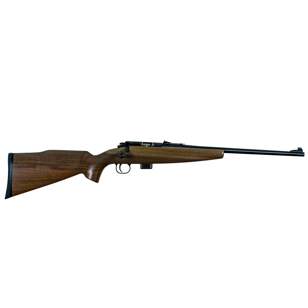 KEYSTONE 722 Crickett 22LR 16.25" 7rd Bolt Rifle - Black / Walnut | KYGUNCO