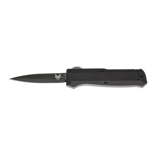 BENCHMADE Precipice 3.45ʺ Spearpoint Plain DLC Coated Blade | KYGUNCO