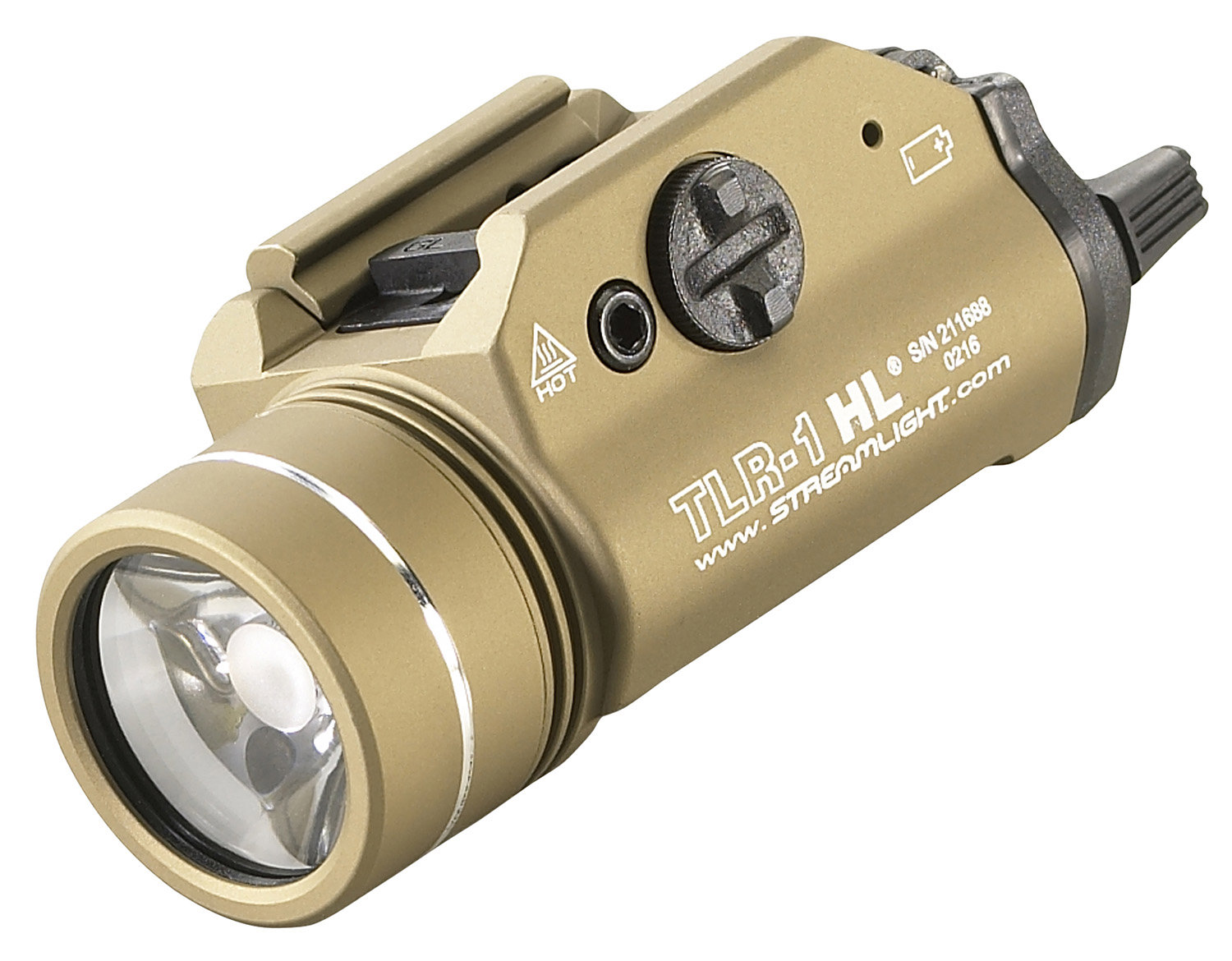 STREAMLIGHT TLR-1-HL -Incl Rail Locating Keys /Glock style FDE | KYGUNCO