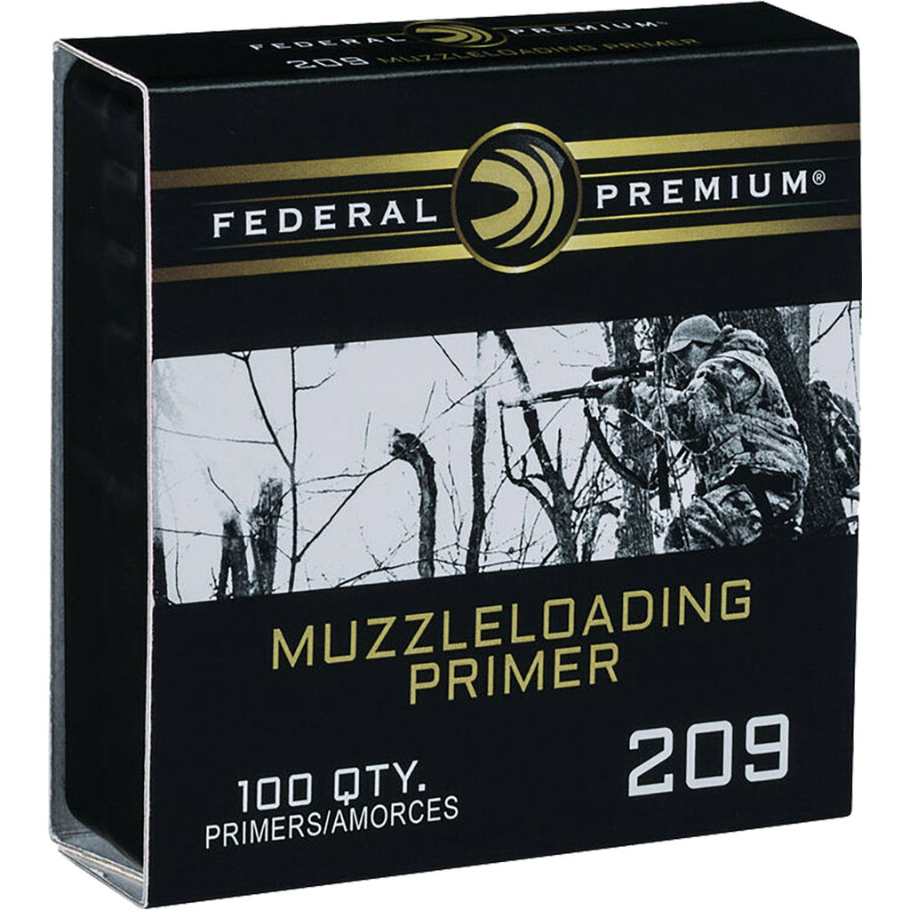 FEDERAL AMMO 209 Muzzleloader Primer for B.O.R. Lock MZ Bullets | 100 ...