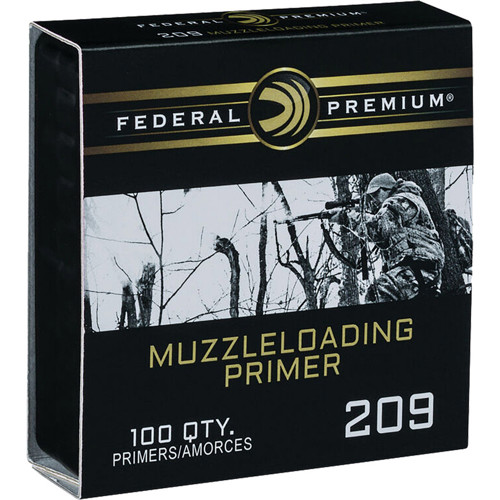 FEDERAL AMMO 209 Muzzleloader Primer for B.O.R. Lock MZ Bullets | 100 ...