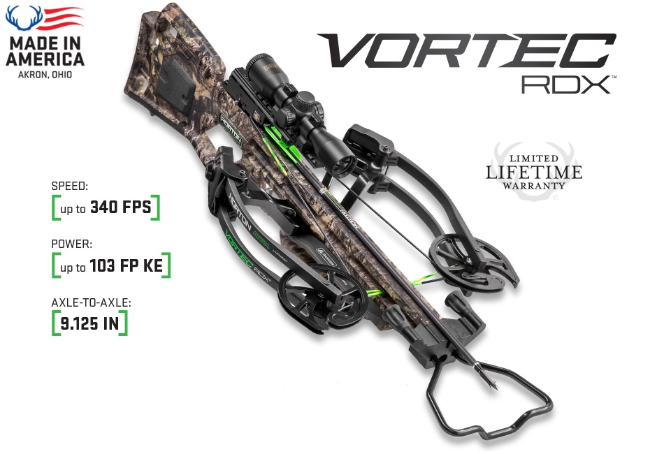 HORTON CROSSBOWS Vortec RDX, Pro-View 2 Scope, ACUdraw 50 SLED MOCO ...