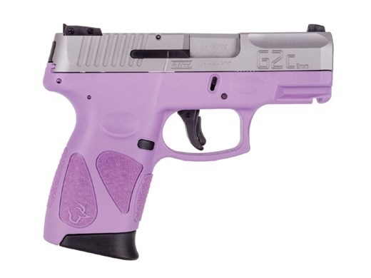 TAURUS G2c 9mm 3.25" 12rd Pistol - Stainless | Light Purple | KYGUNCO