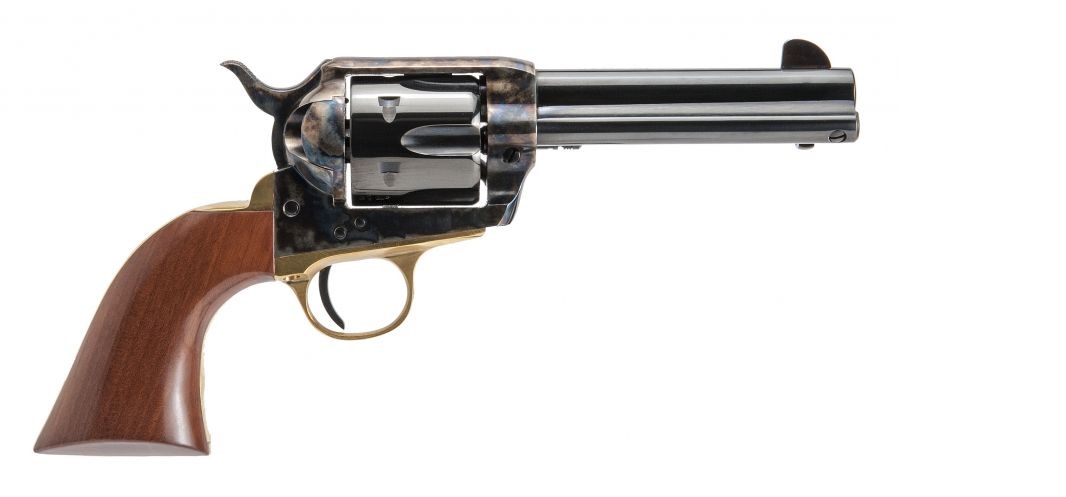 CIMARRON Pistolero 22LR FS 4.75" Blued 6rd Walnut Grip » KYGUNCO