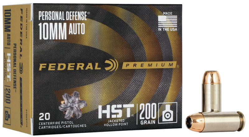 FEDERAL AMMO 10mm Auto 200Gr HST 20rd » KYGUNCO