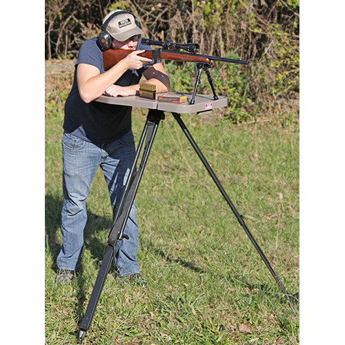 MTM High-Low Shooting Table Dk Earth | KYGUNCO