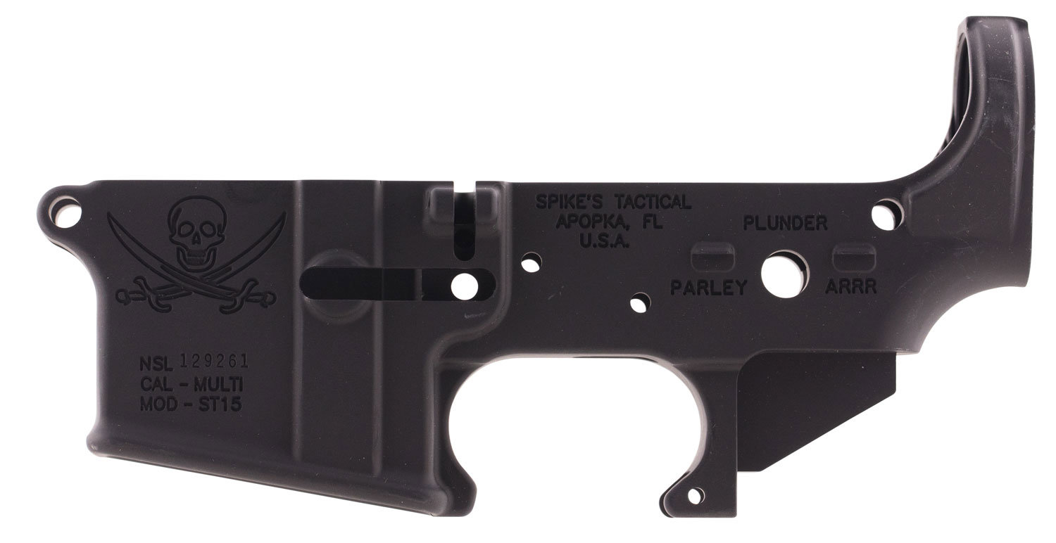 SPIKES TACTICAL CALICO JACK Multi-Caliber AR15 Stripped Lower Receiver ...
