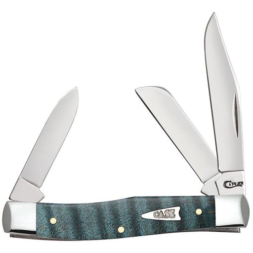 CASE KNIVES Turquoise Curly Maple - Medium Stockman (73032 SS) | KYGUNCO