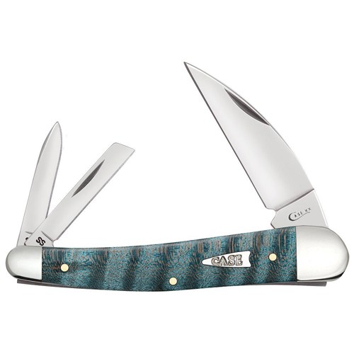 CASE KNIVES Turquoise Curly Maple-Seahorse Whitler (7355Wh SS) | KYGUNCO