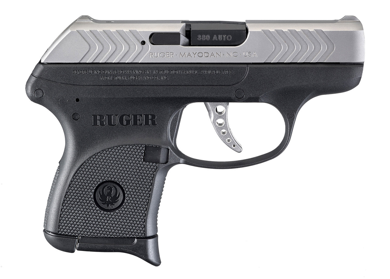 RUGER LCP 380 ACP 2.75" 6rd Pistol - Stainless / Black | KYGUNCO