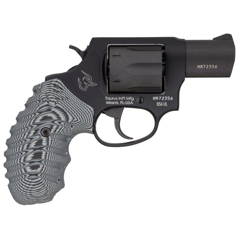 TAURUS 856 Ultra Lite 38 Special +P 2" 6rd Revolver - Black / VZ Grips ...