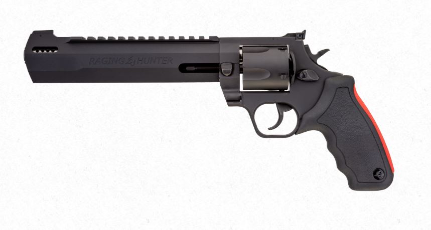 TAURUS Raging Hunter 454 Casull 8.375" 5rd Revolver | Black w/ Rubber ...