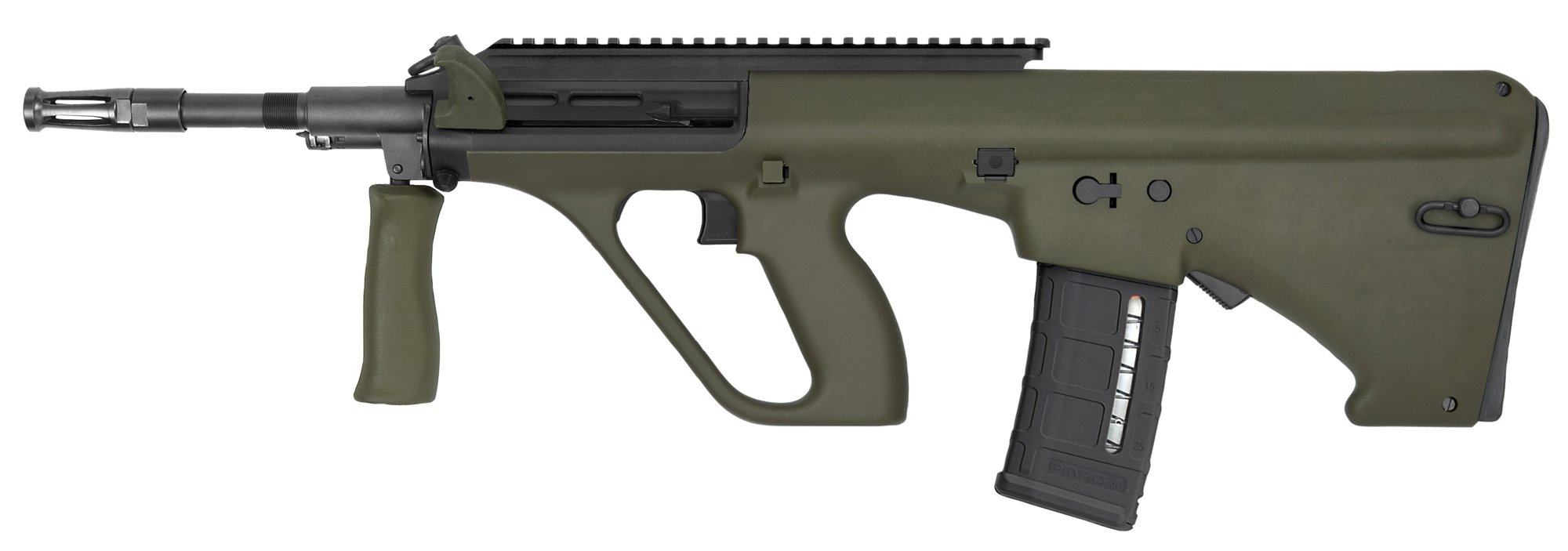 STEYR ARMS AUG M1 5.56 NATO 16" 30rd Semi-Auto Rifle w/ Muzzle Brake - OD Green | KYGUNCO