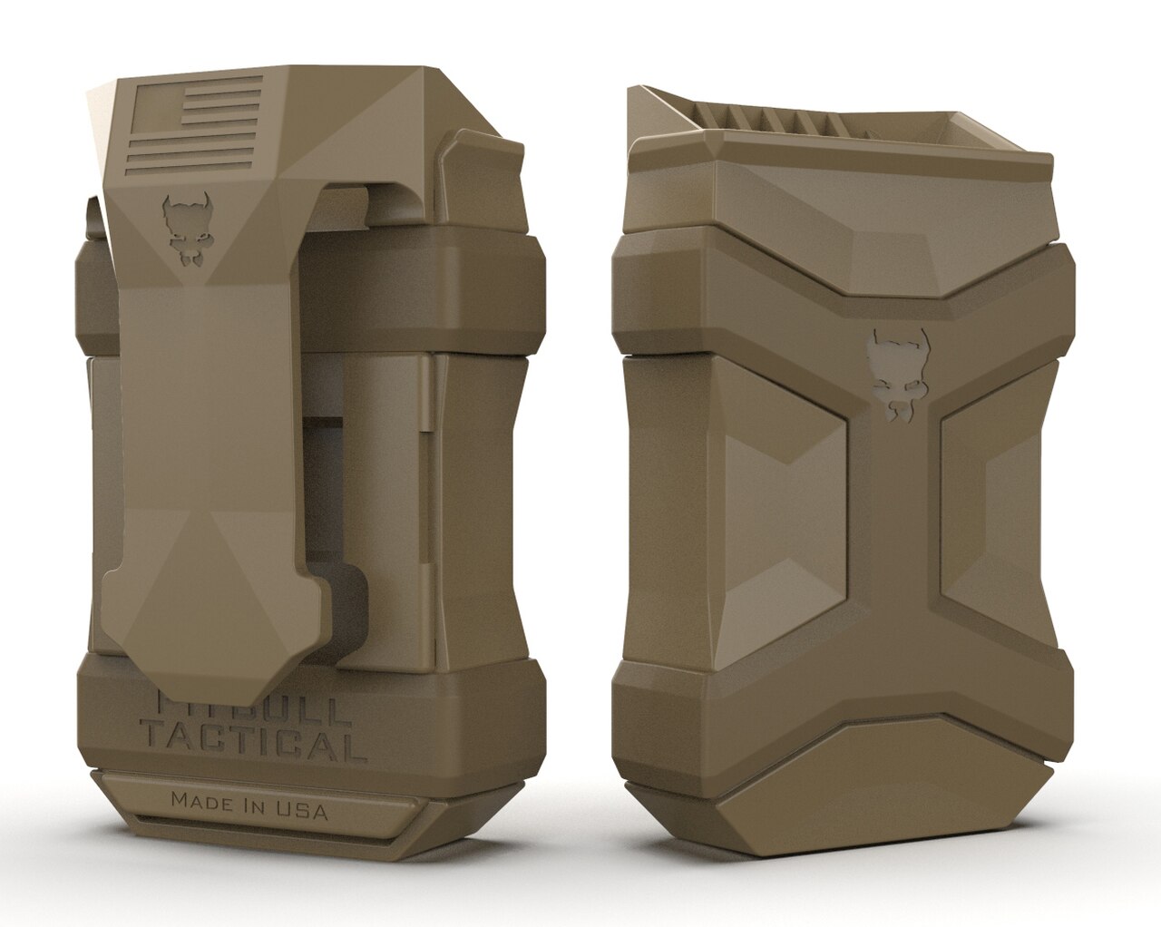 PITBULL TACTICAL UNIVERSAL MAG CARRIER GEN2 FDE | KYGUNCO