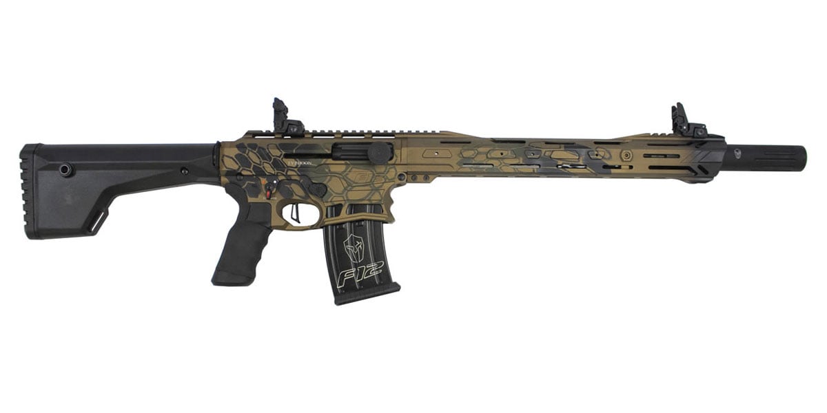 TYPHOON DEFENSE F12 12 Gauge 3" 18.5" 5rd Semi-Auto AR12 Shotgun ...