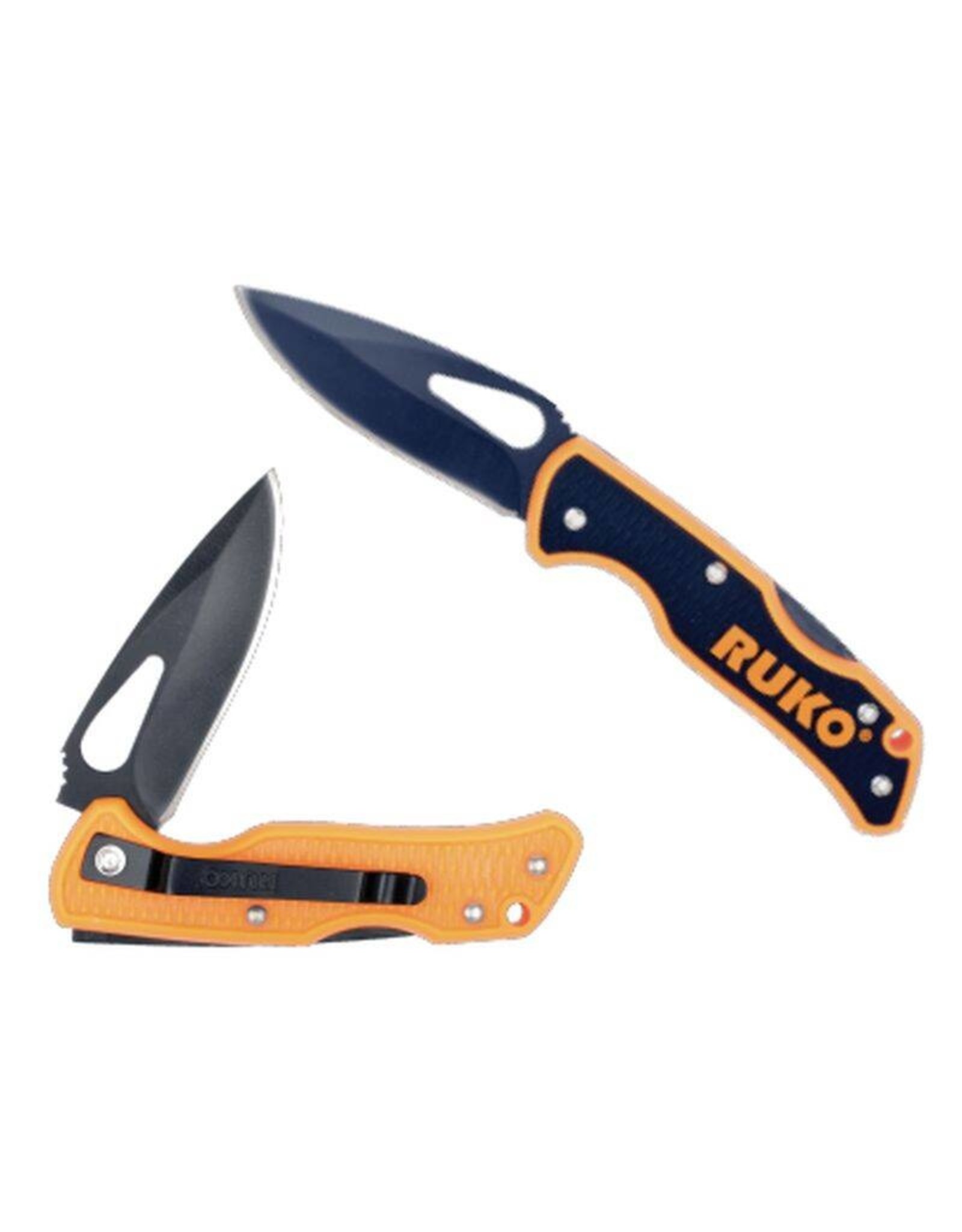 RUKO RUK1000BZ Folding Knife - Blaze Orange | KYGUNCO
