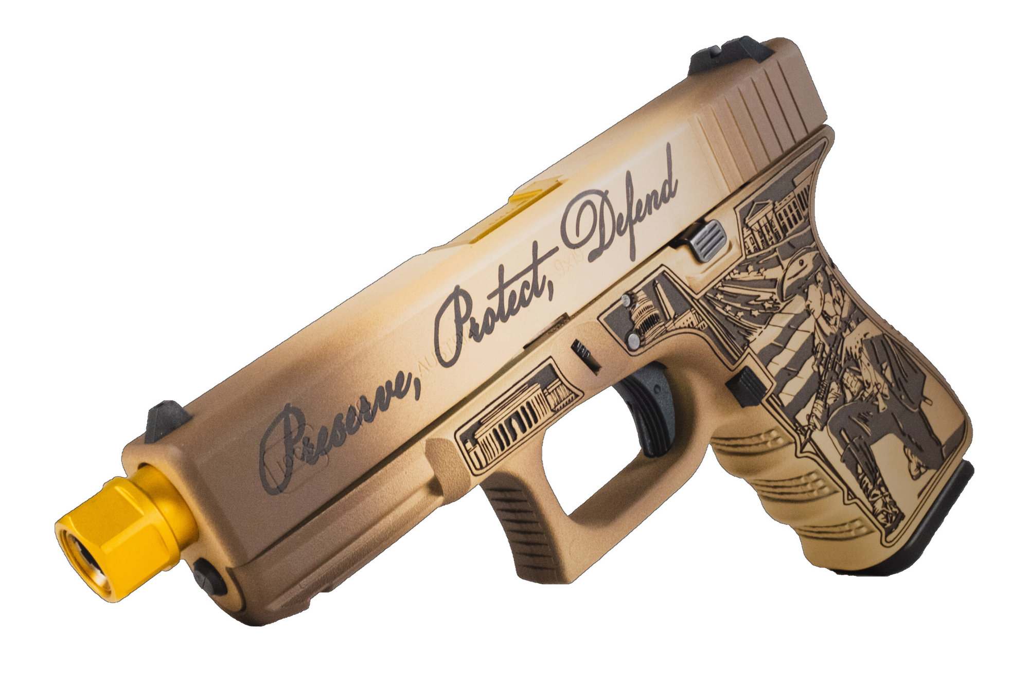 GLOCK G19 G3 Constitution Editon 9mm 4.6" 15rd Pistol w/ Threaded ...