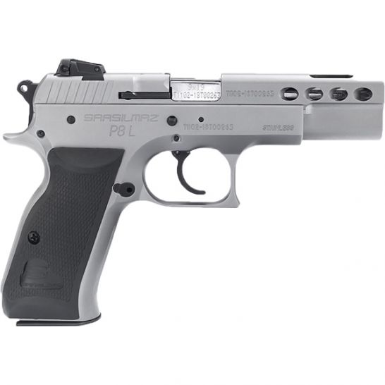 SAR USA P8L 9mm 4.6" 17rd Pistol - Stianless / Black | KYGUNCO