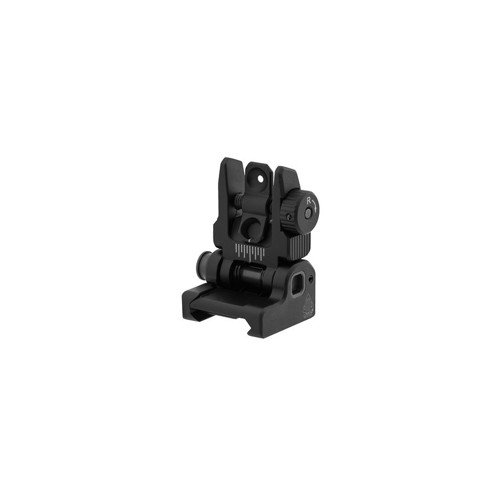 LEAPERS UTG Flip-UP Rear Sight - Black | KYGUNCO