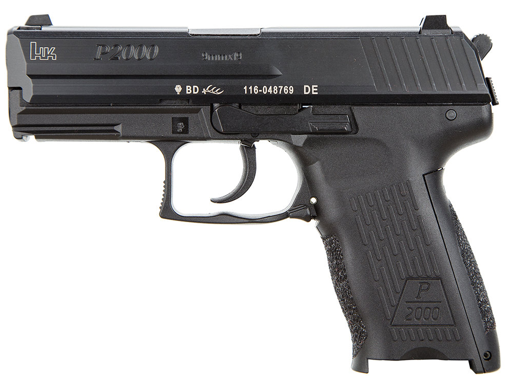HK USA P2000 V3 9mm 3.66" 13rd DA/SA Pistol - Rear Decocking - Black ...