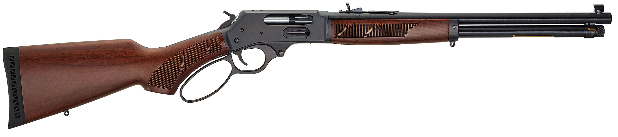 HENRY Side Gate Lever Action 45-70 Govt 18.43ʺ 4rd Rifle - Black ...