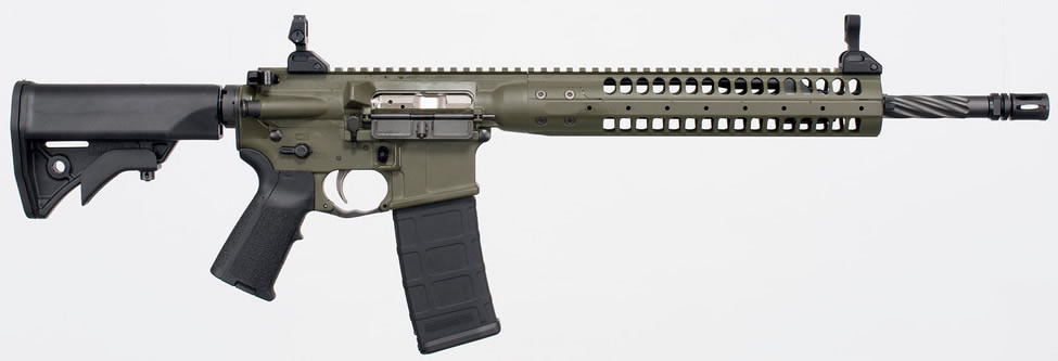 LWRC IC Enhanced 5.56mm 14.7" OD Grn » KYGUNCO