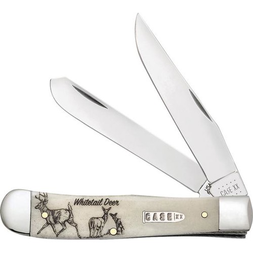 CASE KNIVES Sportsman Series Whitetail Deer Trapper w/Tin | KYGUNCO