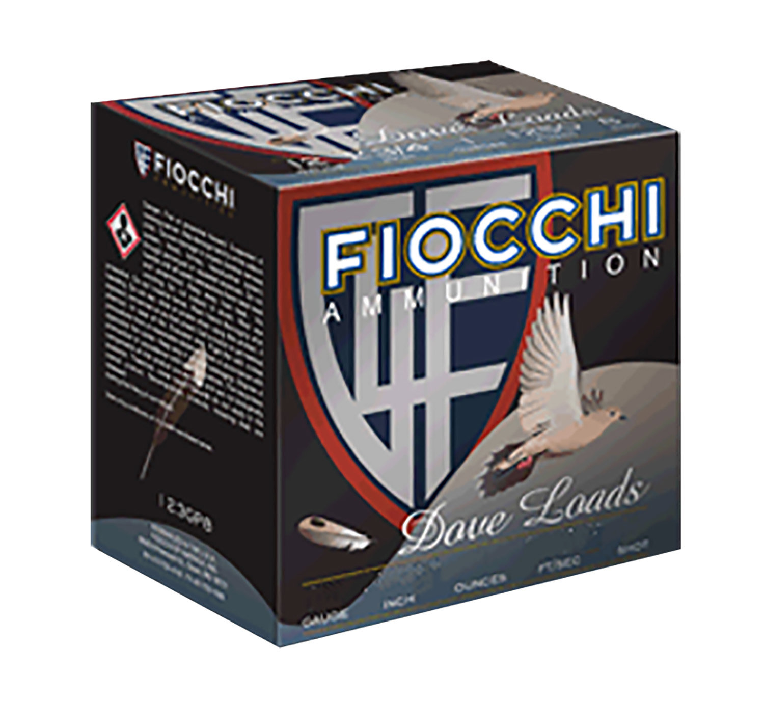 FIOCCHI 20Ga Dove & Quail Steel 2.75" 7 Shot 25rd | KYGUNCO