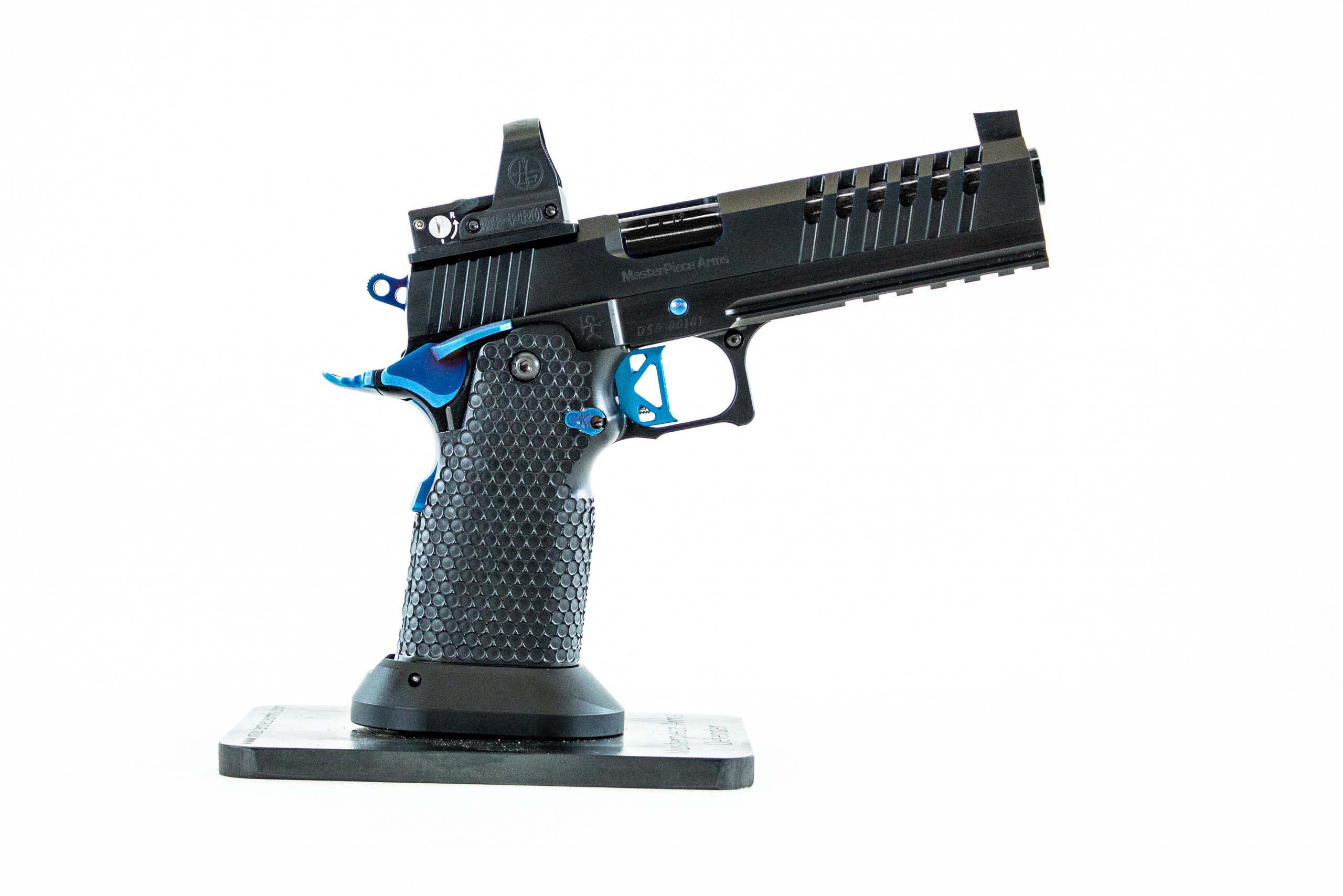 MASTERPIECE ARMS DS9 Hybrid 9mm 5" Black & Blue | KYGUNCO