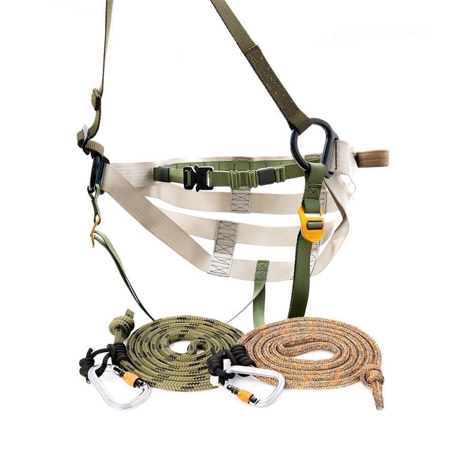 TETHRD Eberhart Signature Saddle Kit 11mm ropes/carabiner | KYGUNCO