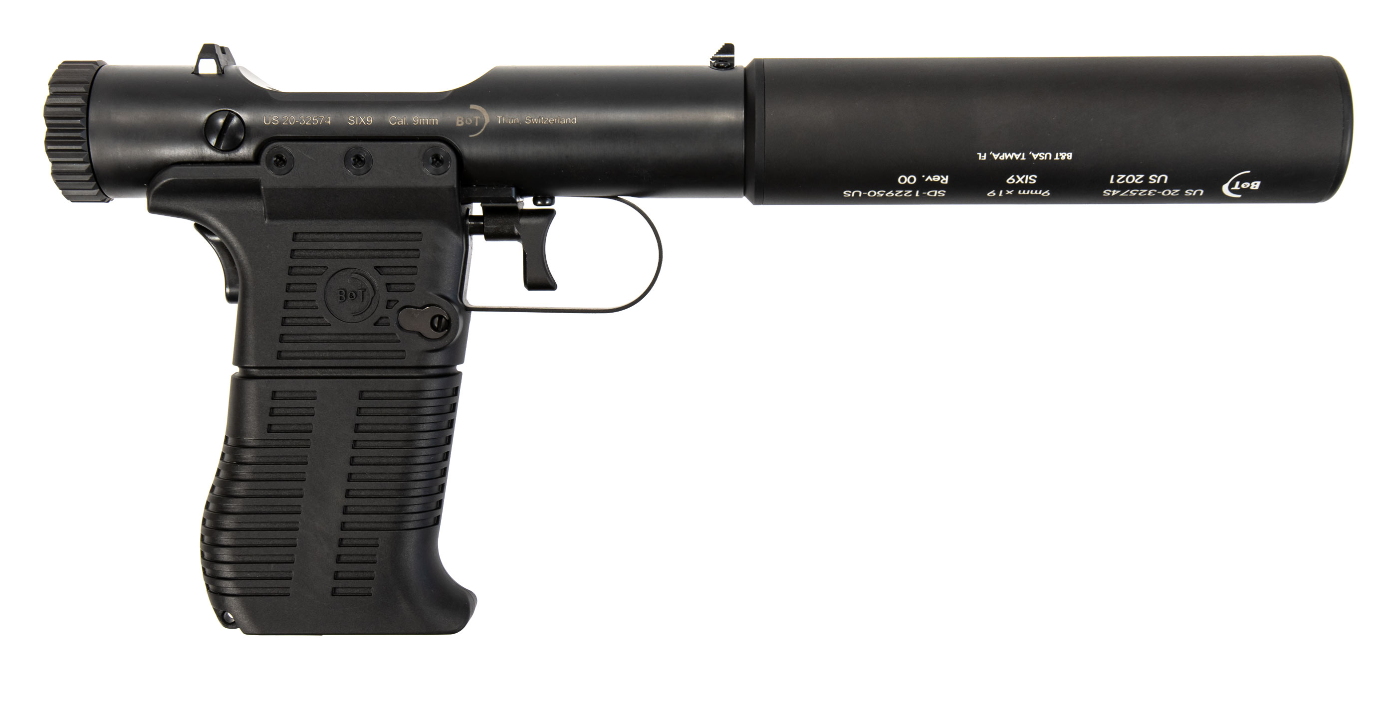 B&T USA Station Six-9mm 9 5" 9rd Black - Combo » KYGUNCO