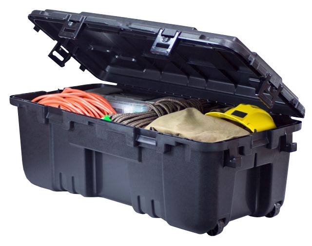 PLANO Large Hinged Storage Box Black | KYGUNCO