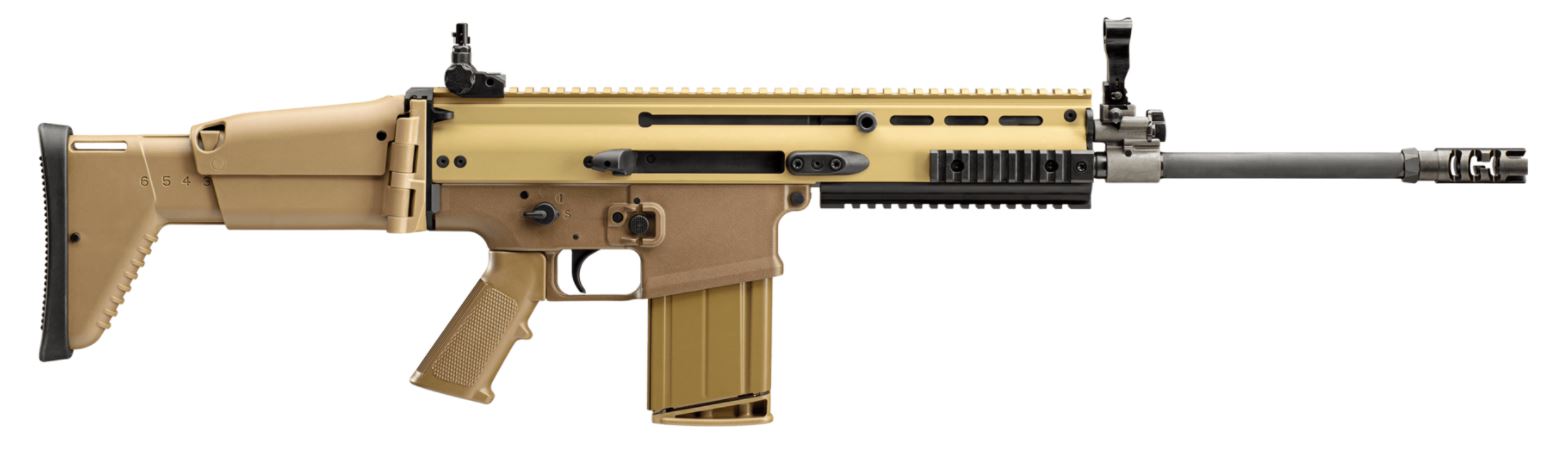 FN AMERICA Scar 17S 7.62x51 NATO 16" 20rd Semi-Auto Rifle w/ NRCH - FDE ...