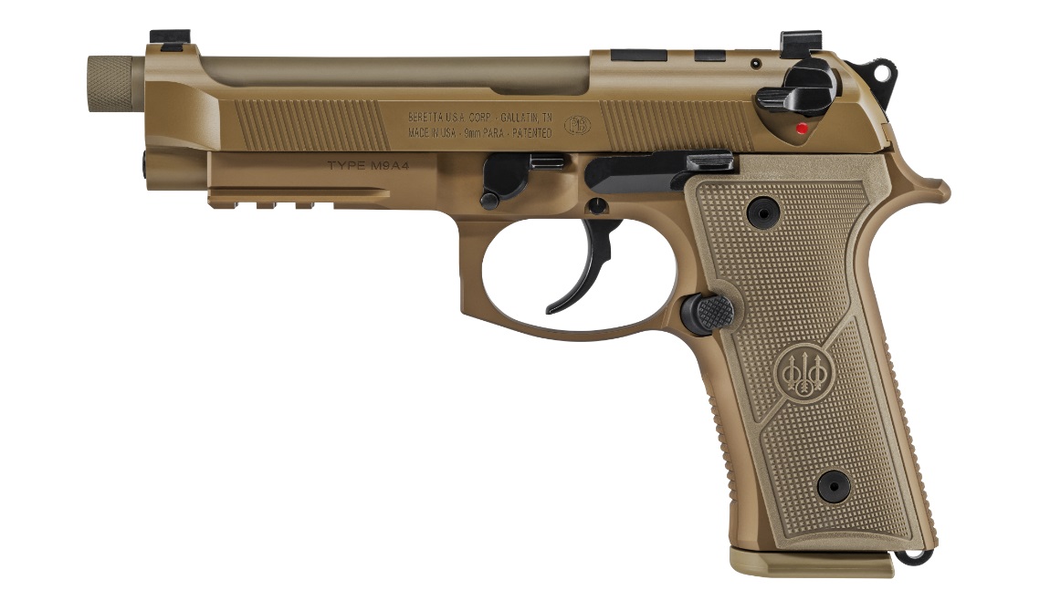 BERETTA M9A4 G 9mm 5" 18rd Pistol Decocker Only - FDE | KYGUNCO