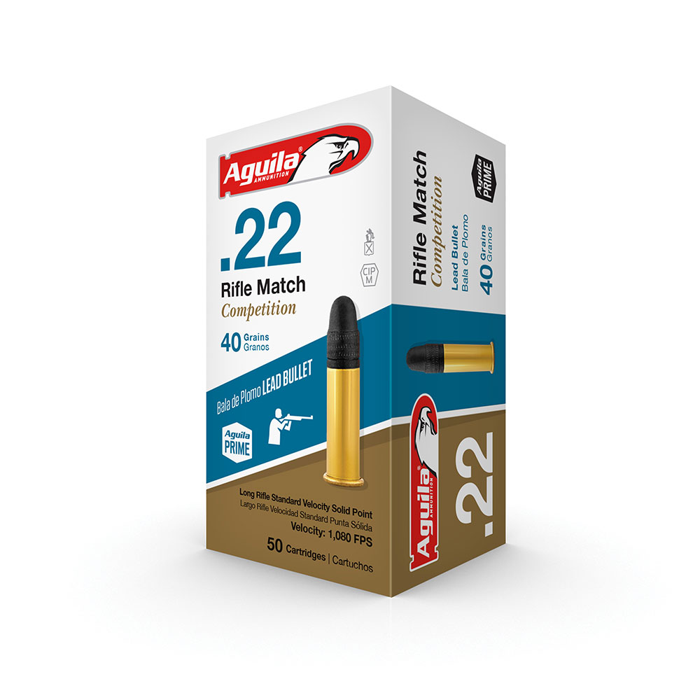 AGUILA AMMO 22 LR Match Rifle 40Gr 5 | KYGUNCO