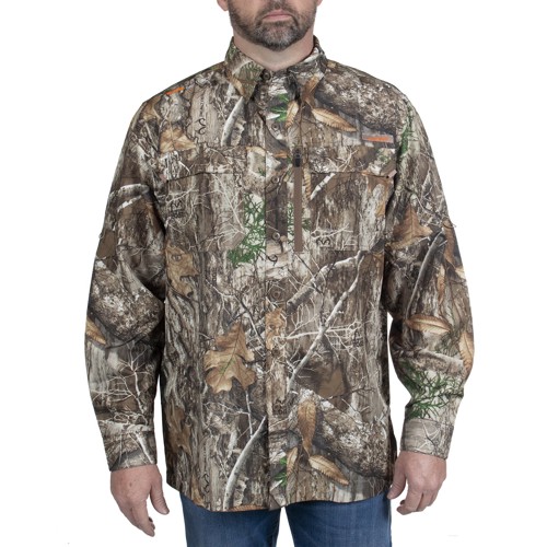 HABIT Hatcher Pass LS Camo Guide Shirt RT Edge | KYGUNCO