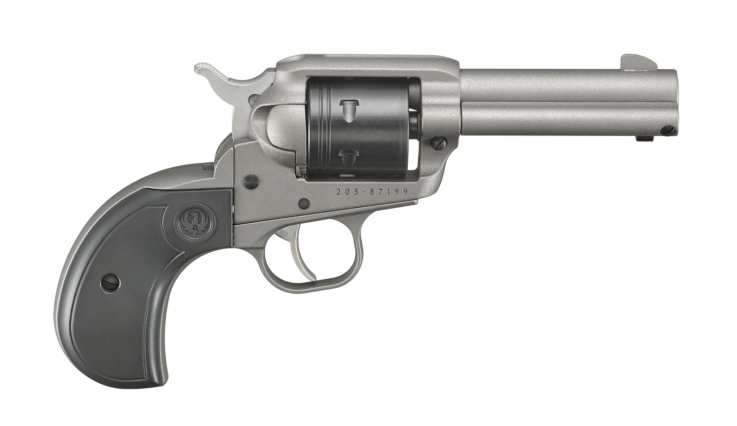 RUGER Wrangler Birdshead 22LR 3.8in Silver | KYGUNCO