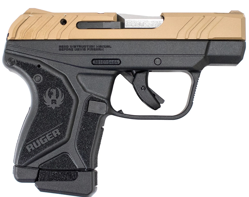 RUGER LCP II Lite Custom 22LR 2.8" 10rd Pistol - Brown / Black | KYGUNCO