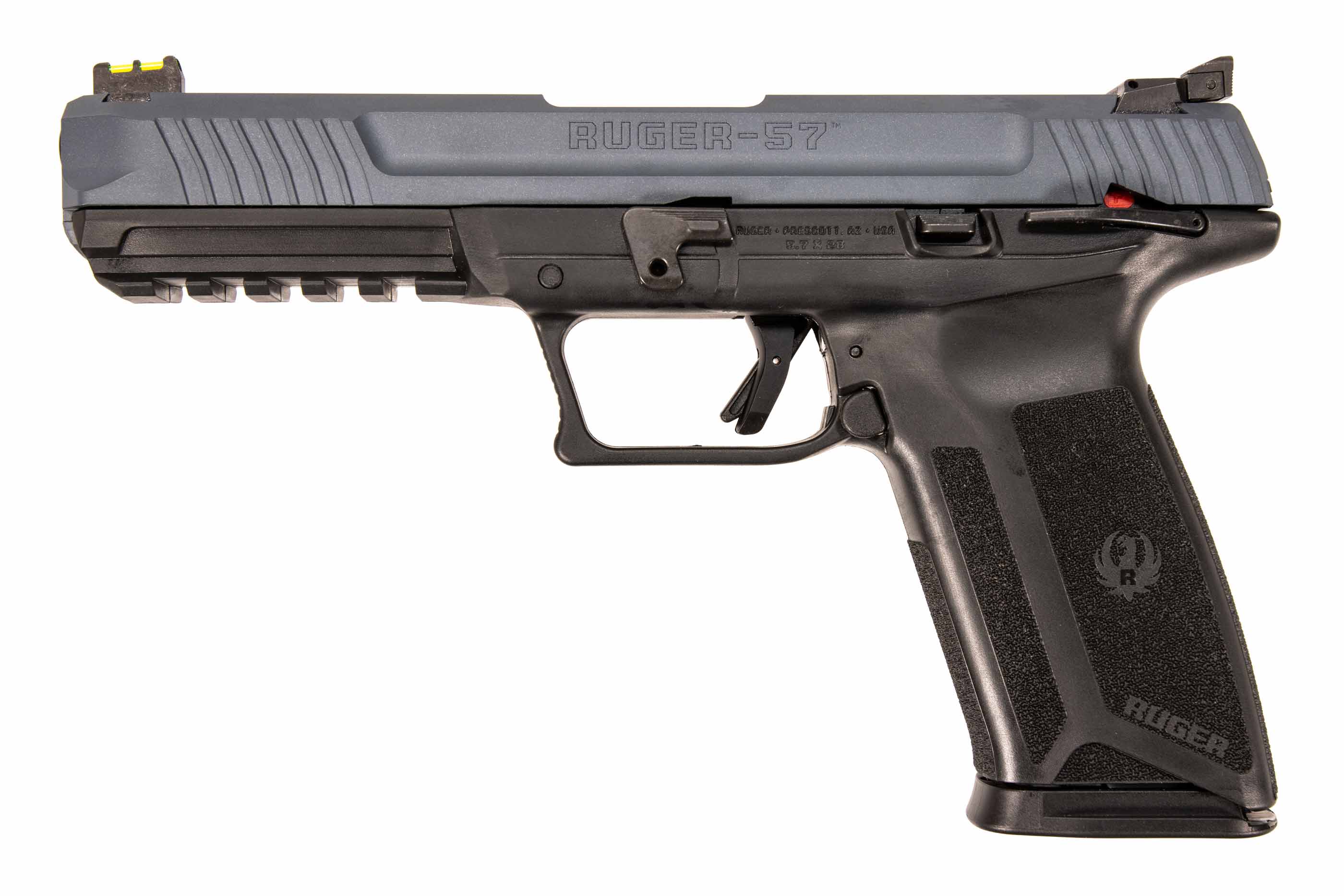 RUGER-57 4.94" 20+1 Cobalt Kinetic Slate Blue Cerakote | KYGUNCO