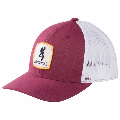 BROWNING Finn Logo Snapback Hat - Maroon | KYGUNCO