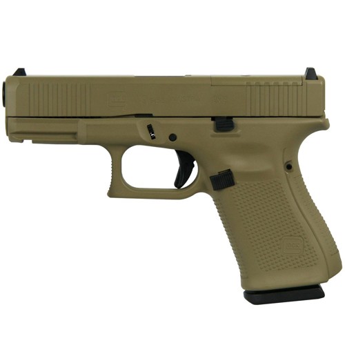GLOCK G19 G5 MOS 9mm 4ʺ 15rd Optic Ready Pistol - FDE | KYGUNCO