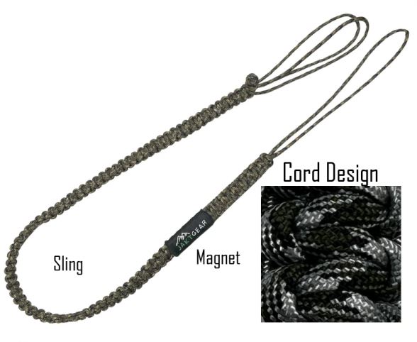 JAKT GEAR My Sling-A-Ling Magnetic Paracord Bow Sling | Siberian Camo ...